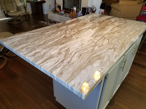 Residential Countertop Protection Film & Sealer Installation by